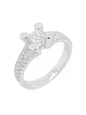 HYT JEWELRY 18kt White Gold Diamond Ring