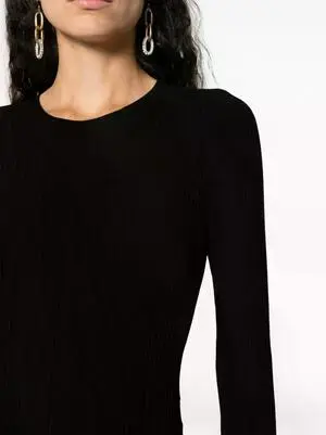 P.a.r.o.s.h Ribbed Knit Midi Dress
