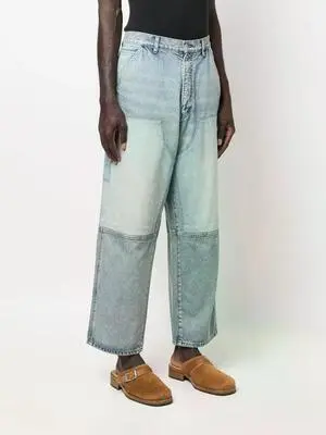 AMBUSH Panelled Wide-leg Jeans