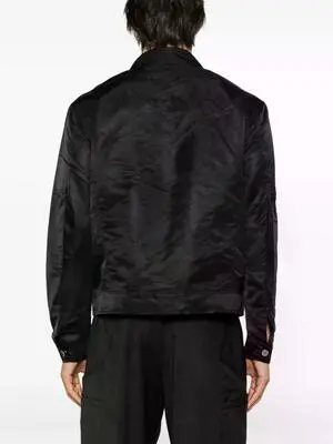 HAN KJØBENHAVN Zip-up Collared Shirt Jacket