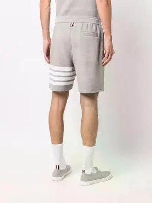 Thom Browne Cotton Signature 4-bar Sweatshorts