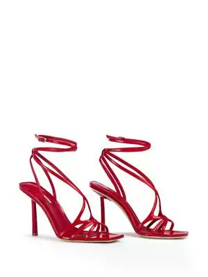 LE SILLA 95mm Belen Sandals - Red