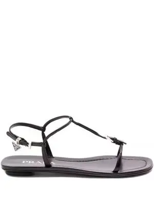 Prada Thong-strap Sandals - Black
