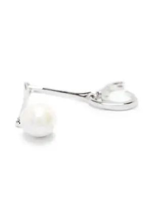 MARIA BLACK Star Pearl Drop Earring