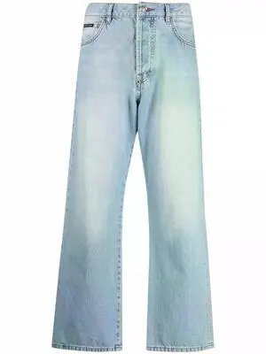 Philipp Plein Cropped Denim Jeans