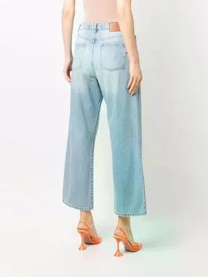 Philipp Plein Cropped Denim Jeans