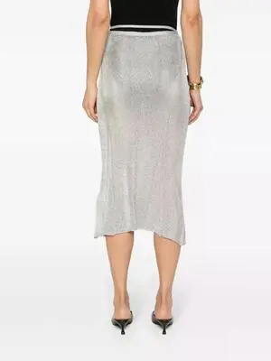 Jacquemus Brilho Lurex Midi Skirt