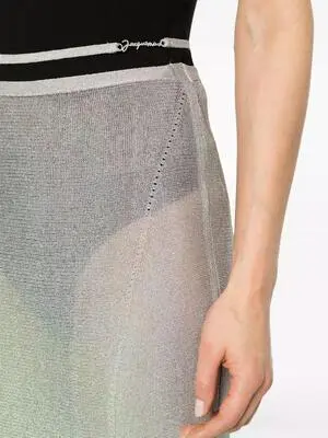 Jacquemus Brilho Lurex Midi Skirt