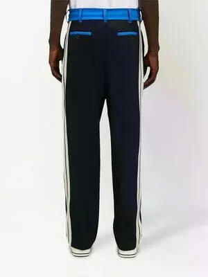 Palm Angels Belted Track Pants - Blue