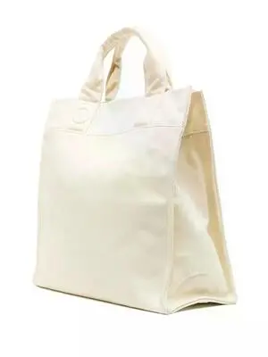 OBJECTS IV LIFE Logo-print Cotton Tote Bag - White