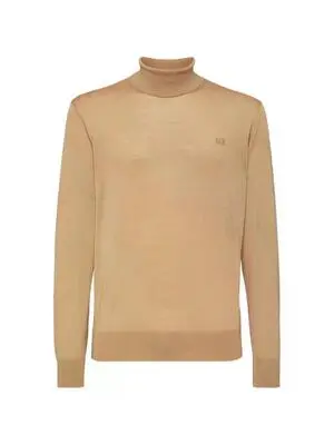 Dsquared2 Embroidered Logo Ribbed Jumper - Neutrals