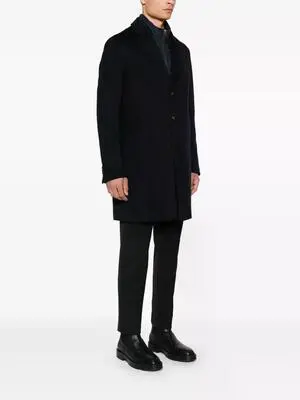 BARBA NAPOLI Virgin Wool-cashmere Blend Fog Coat