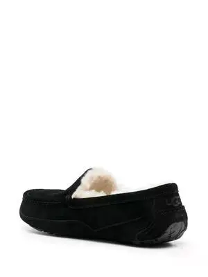 UGG Ascot Matte Suede Slippers - Black