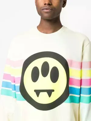 BARROW Smiley Face Print Sweatshirt