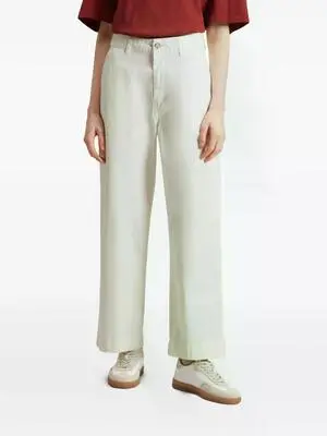 Woolrich Cotton Tapered Trousers - Neutrals