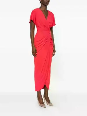 NISSA Crystal Embellished Maxi Dress