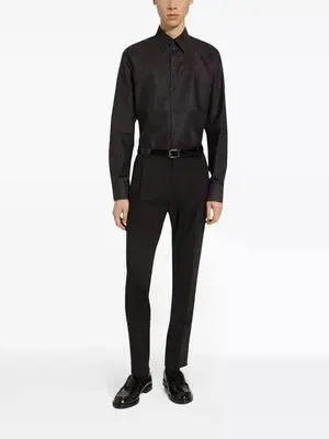 Dolce & Gabbana Micro Polka-dot Shirt