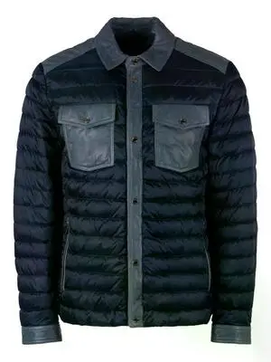 MOORER Crespi Padded Jacket - Blue
