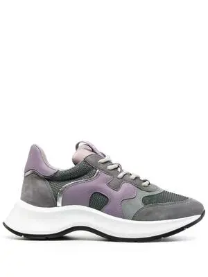Hogan Panelled Lace-up Sneakers