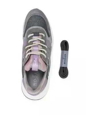 Hogan Panelled Lace-up Sneakers