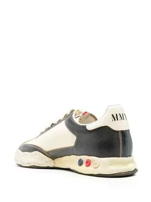 Mihara Yasuhiro Herbie Og Sole Leather Sneakers - Neutrals