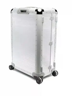 FPM MILANO Bank S Spinner 76cm Studded Aluminium Suitcase