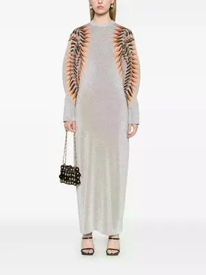 Rabanne Lurex Jacquard Maxi Dress