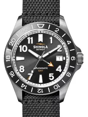 Shinola Automatic Stainless Steel Watch - Black
