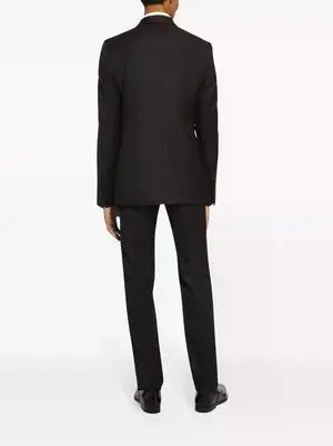 Dolce & Gabbana Contrasting Lapels Two-piece Suit