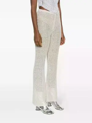 FORTE_FORTE Crochet Knit Palazzo Trousers