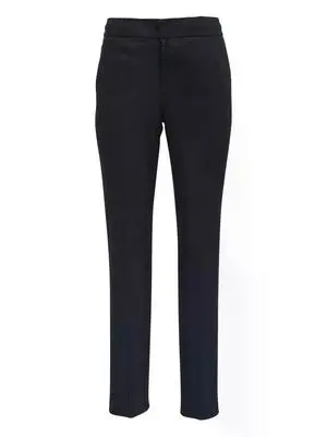 Orlebar Brown Navy Linen Straight-leg Trousers - Blue