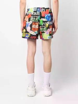 AMBUSH Graphic Print Elasticated Waistband Shorts
