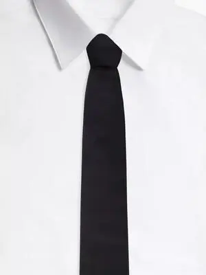 Dolce & Gabbana Silk Martini Neck Tie - Blue