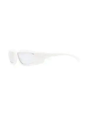 Rick Owens Rectangle Frame Tinted Lens Sunglasses