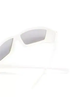Rick Owens Rectangle Frame Tinted Lens Sunglasses