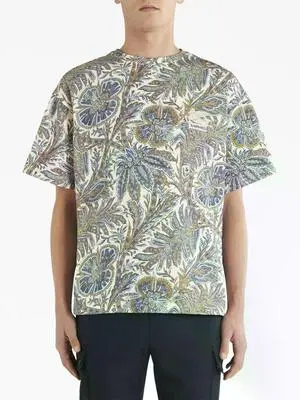 Etro Paisley-print Cotton T-shirt
