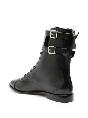 ALEXANDRE BIRMAN Almond-toe Leather Boots