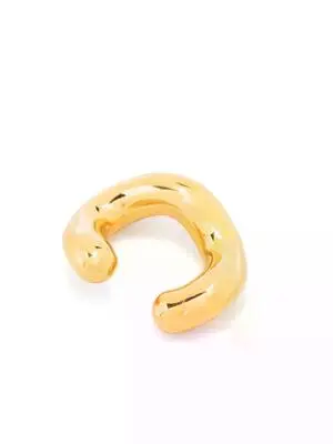 Charlotte Chesnais Wave Ear Cuff In -tone Plated Brass