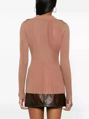 Calvin Klein Fine-ribbed Jumper - Brown