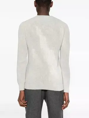 DELL'OGLIO Crew Neck Wool Blend Jumper