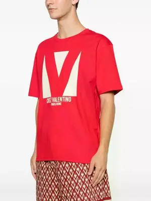 Valentino Garavani Chez-print T-shirt - Red