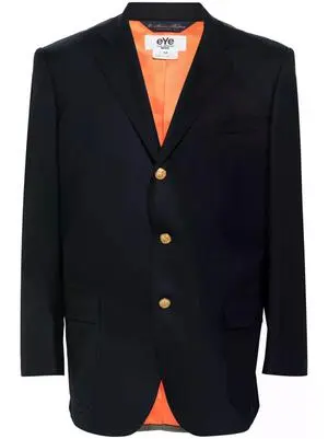 Junya Watanabe Checked Blazer - Blue