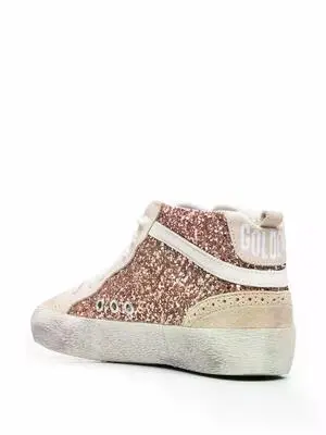 GOLDEN GOOSE Mid Star Glitter Sneakers