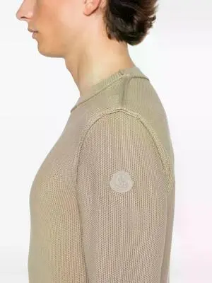 Moncler Organic Cotton Crew Neck Sweater