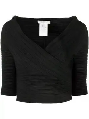 Philosophy Di Lorenzo Serafini Knitted Cropped Top