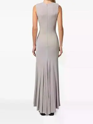 Elisabetta Franchi Jersey Flared Midi Dress