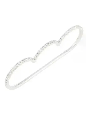 ALINKA 18kt White Gold Diamond Cloud Ring - Silver