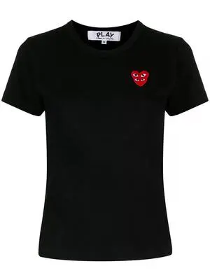 Play Comme Des Garcon Heart Patch T-shirt