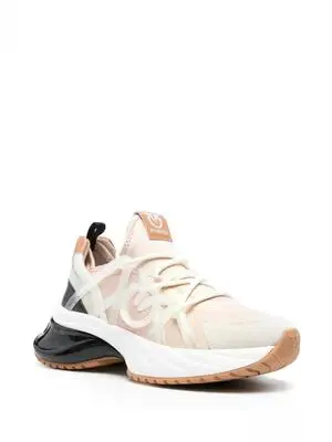 Pinko Love Birds Embellished Lace-up Sneakers