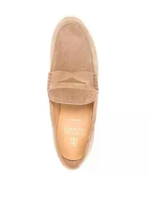 Brunello Cucinelli Suede Penny Loafers